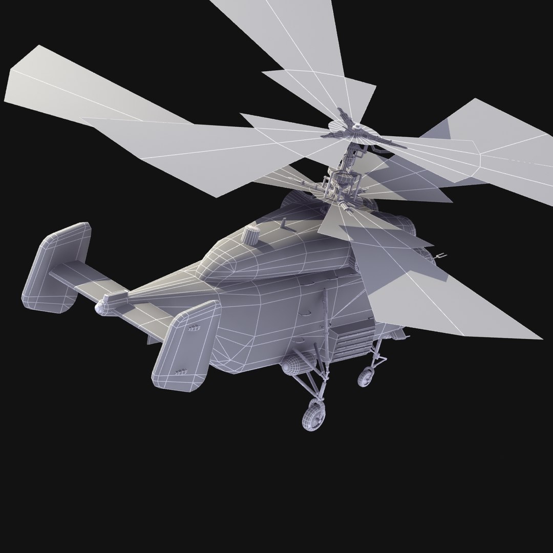 3d Model Ka-27 Helix Helicopter