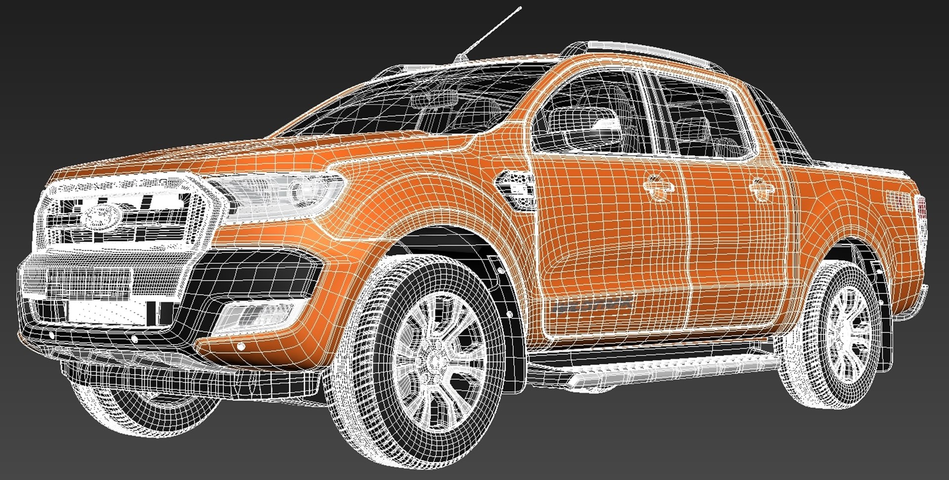 3D Ford Ranger Wildtrak 2017 - TurboSquid 2224226