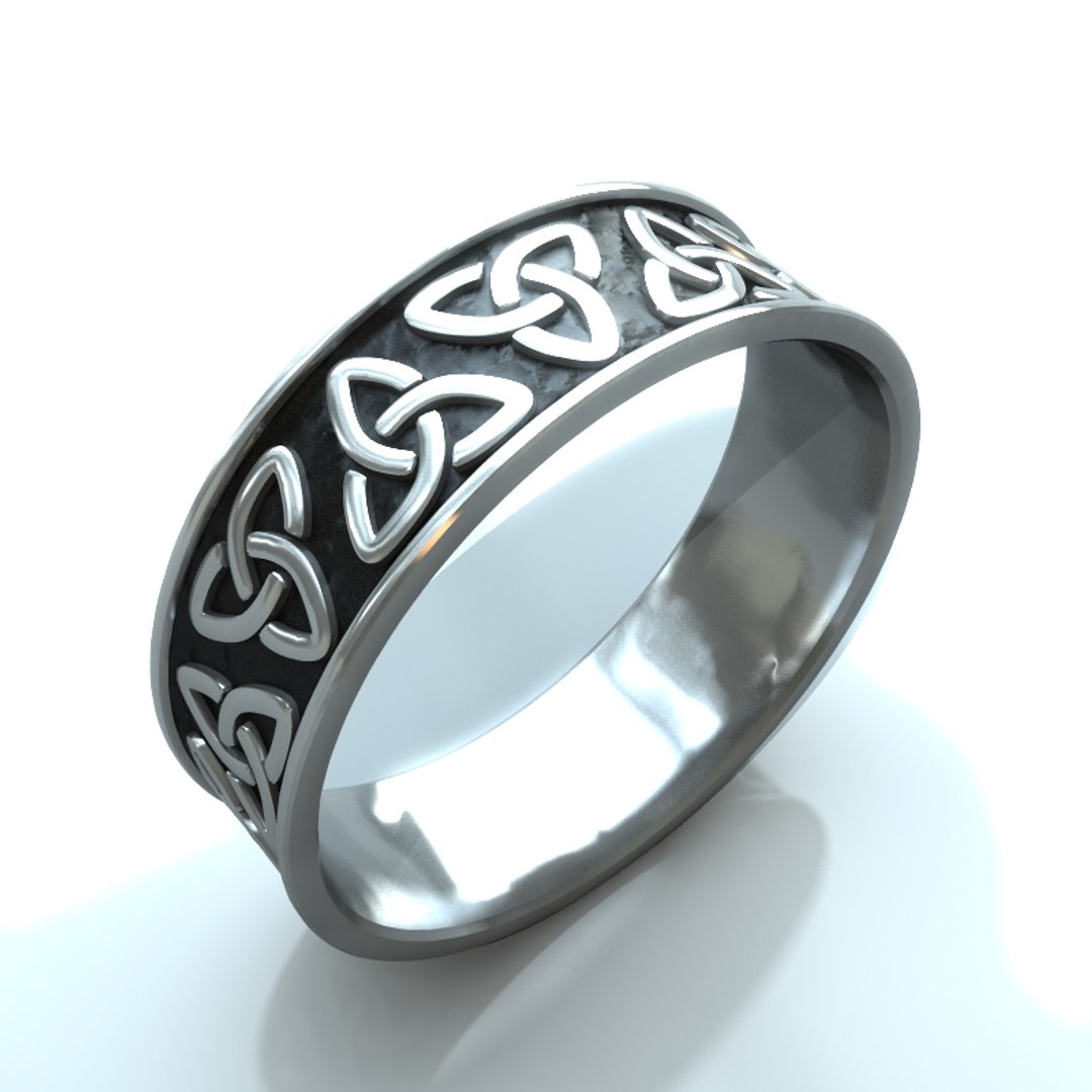 Free Celtic Ring 3d Model