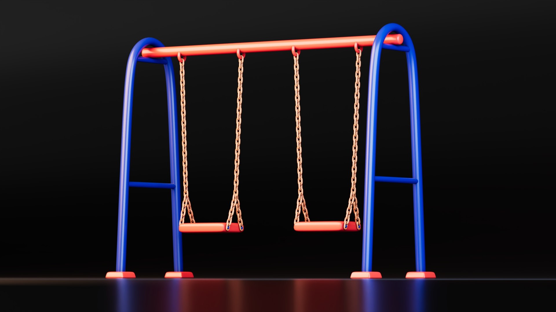Free 3D Double Swing Set - TurboSquid 2495129