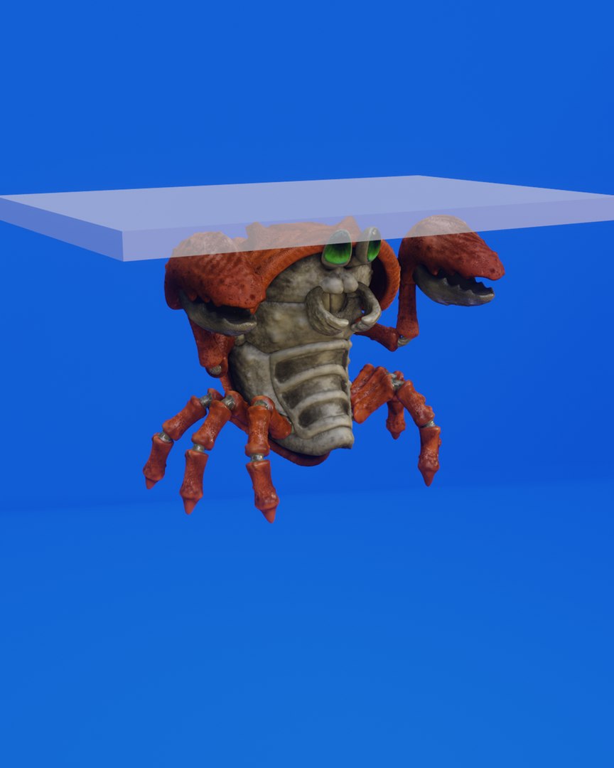 STL METAL SLUG CRAB SUPPORT - HUGE KONG CRABS - OHUMEIN CONGA 3D Model - TurboSquid 2221200