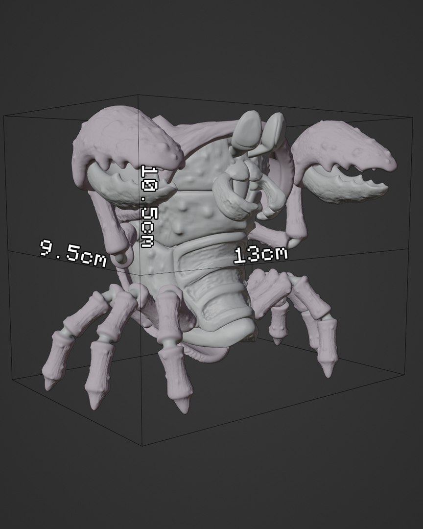 STL METAL SLUG CRAB SUPPORT - HUGE KONG CRABS - OHUMEIN CONGA 3D Model - TurboSquid 2221200