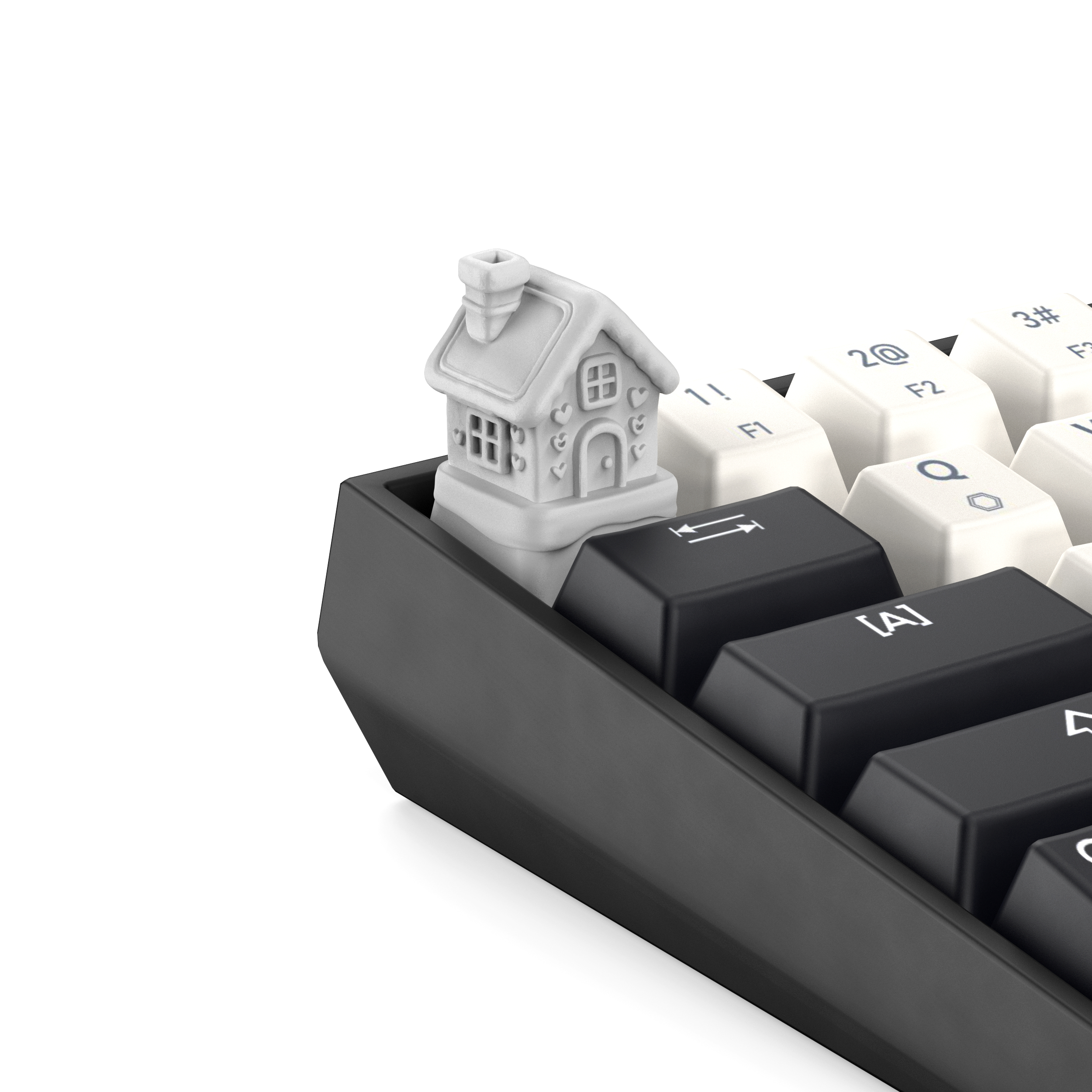 modelo 3d Tecla de casa de jengibre para teclado mecánico, modelo de ...
