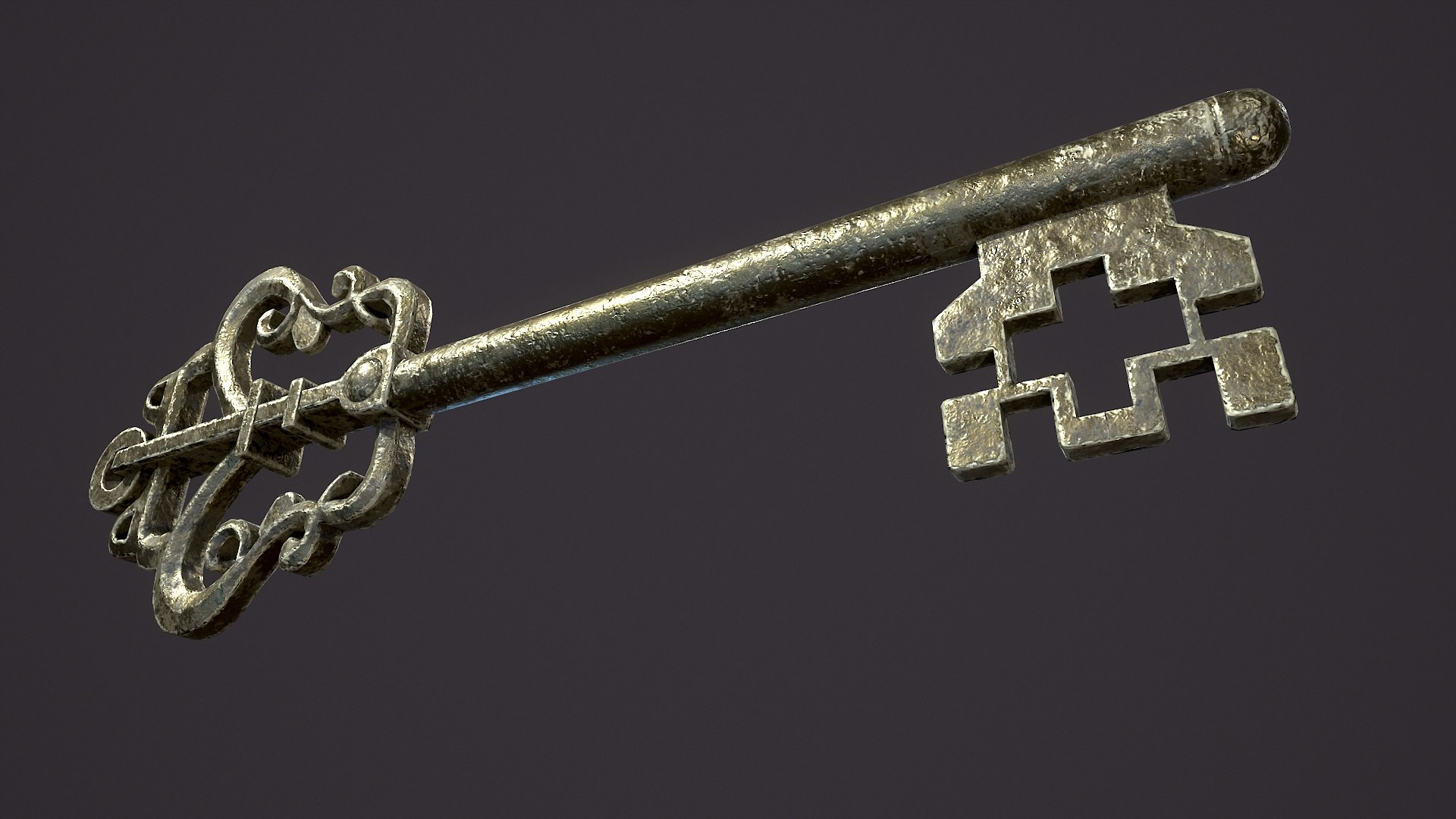 3D Medieval Skeleton Key 2 - TurboSquid 1745337