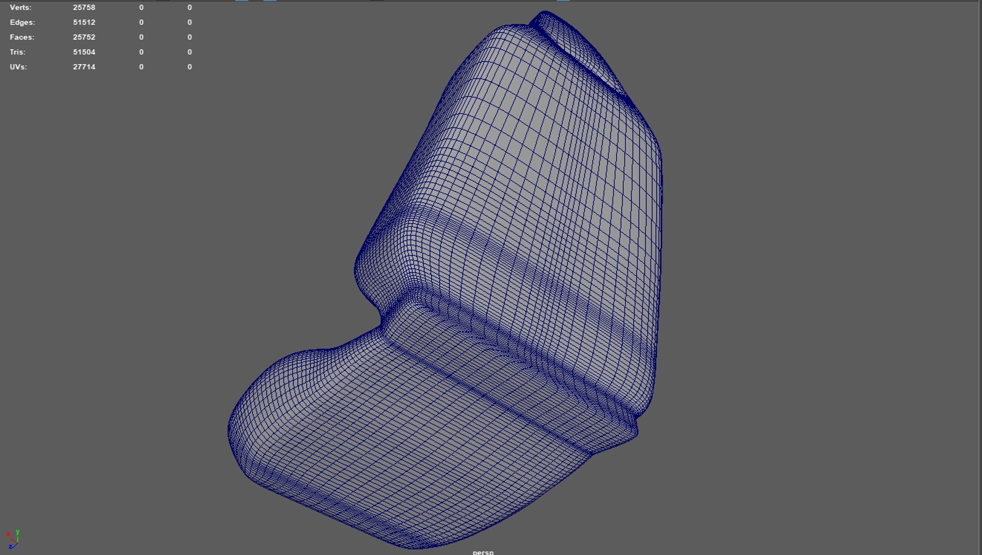3D Model Car Seat 020 - TurboSquid 2145718