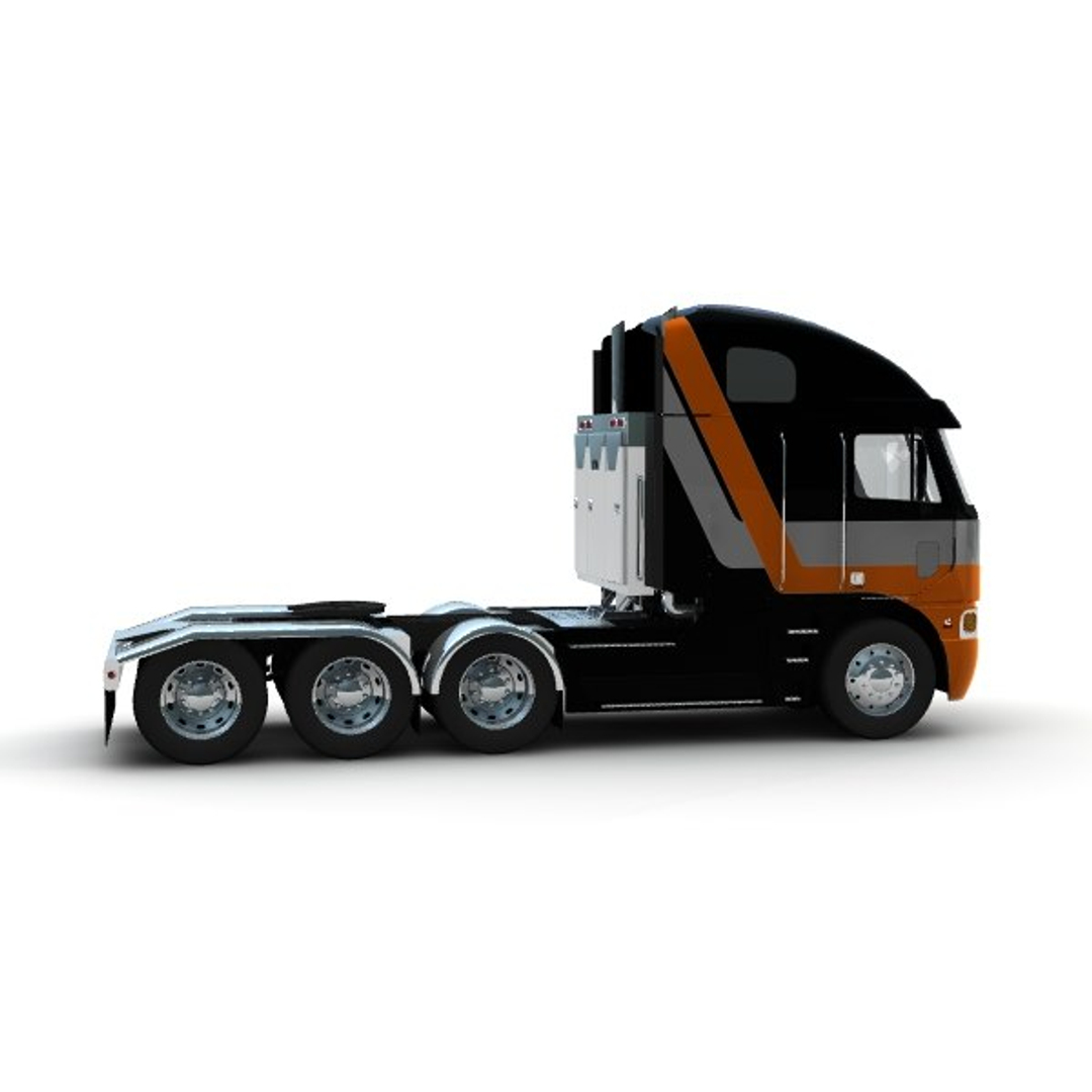 Freightliner Argosy Tridrive Truck 3d Lwo