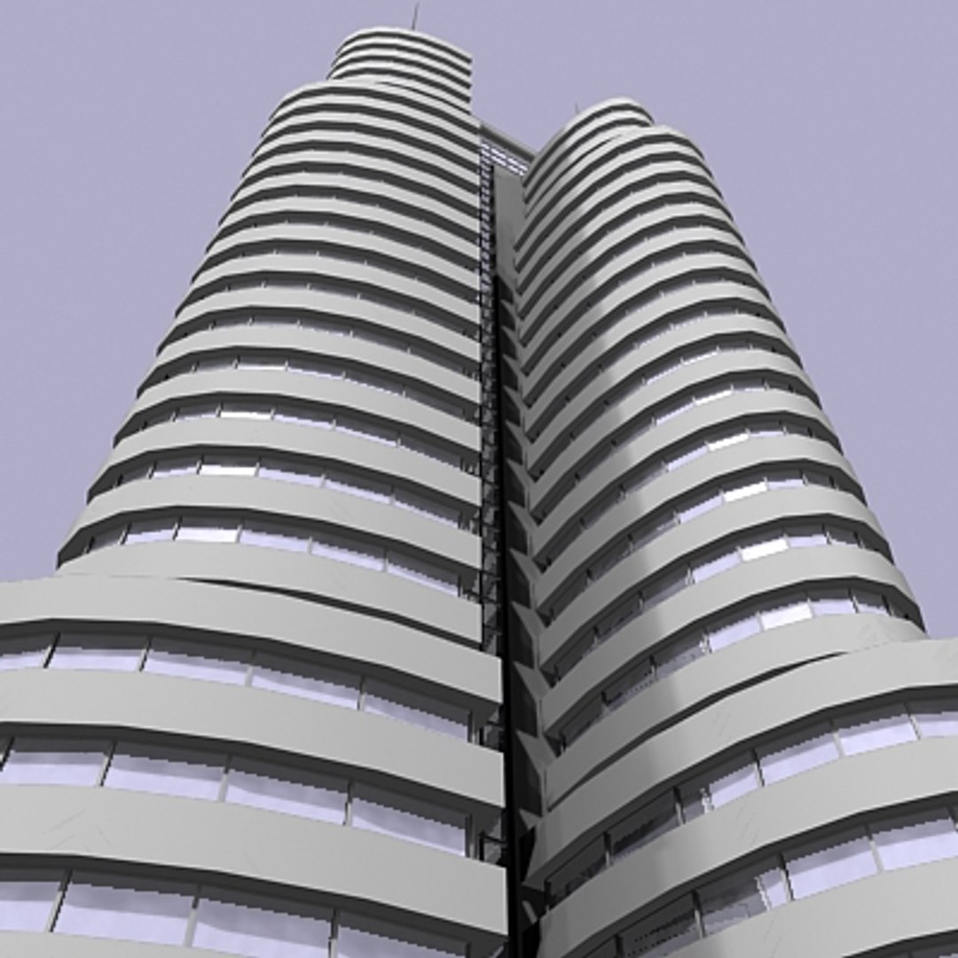 3d Model Of Sky Scraper