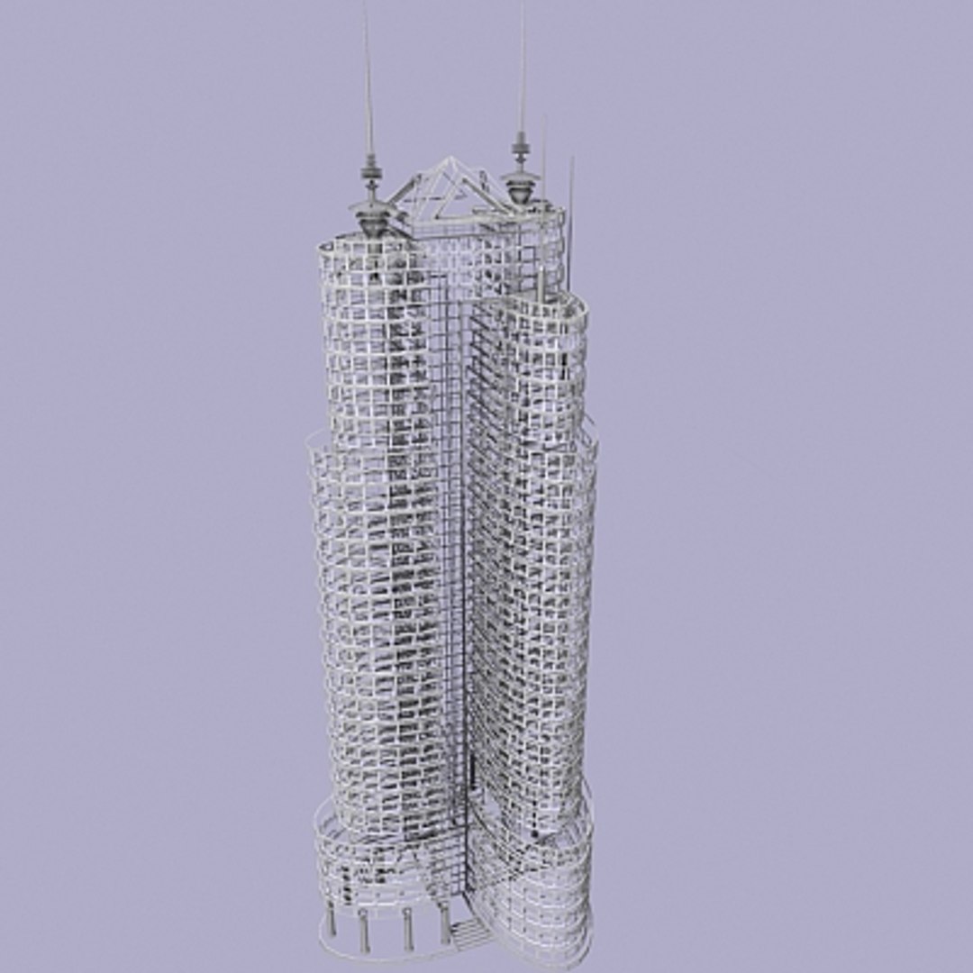 3d Model Of Sky Scraper