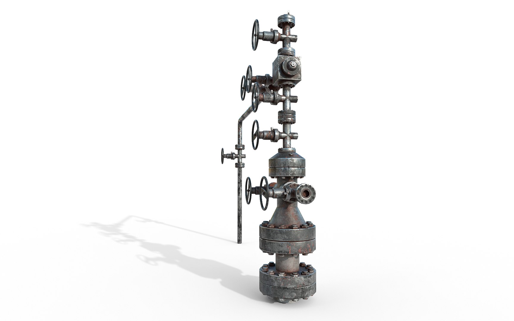 3D Oil Wellhead Model - TurboSquid 2124734