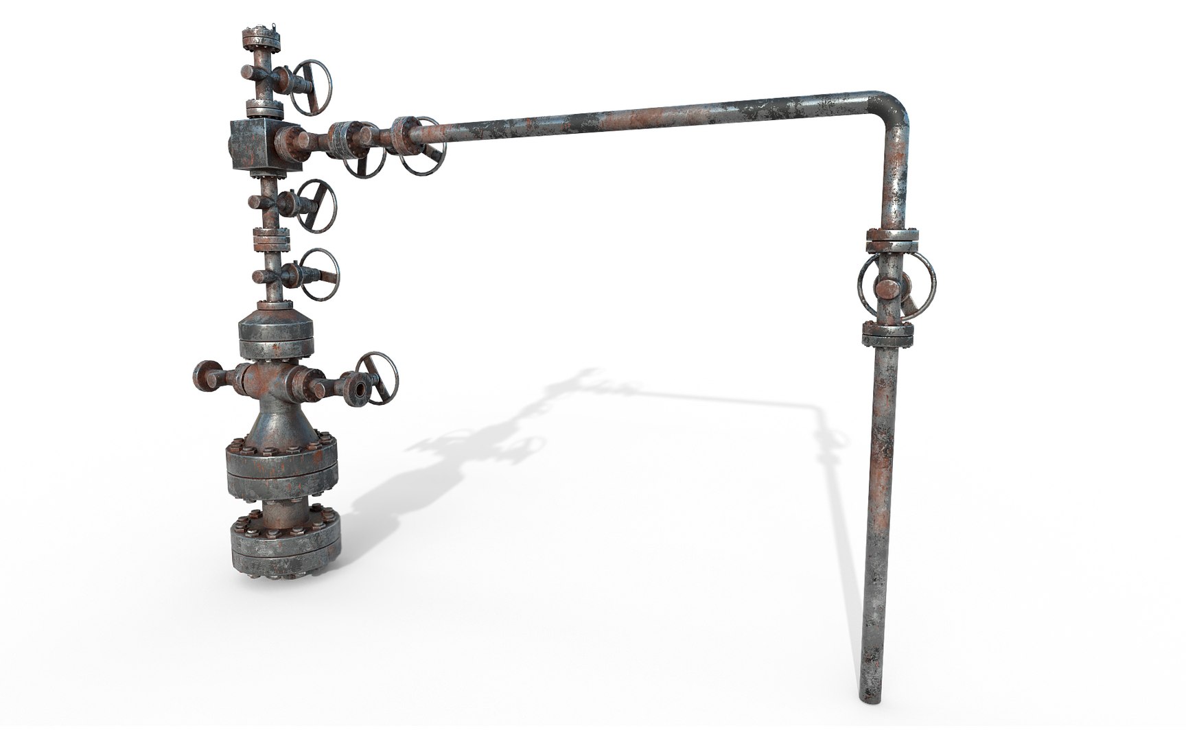 3D Oil Wellhead Model - TurboSquid 2124734