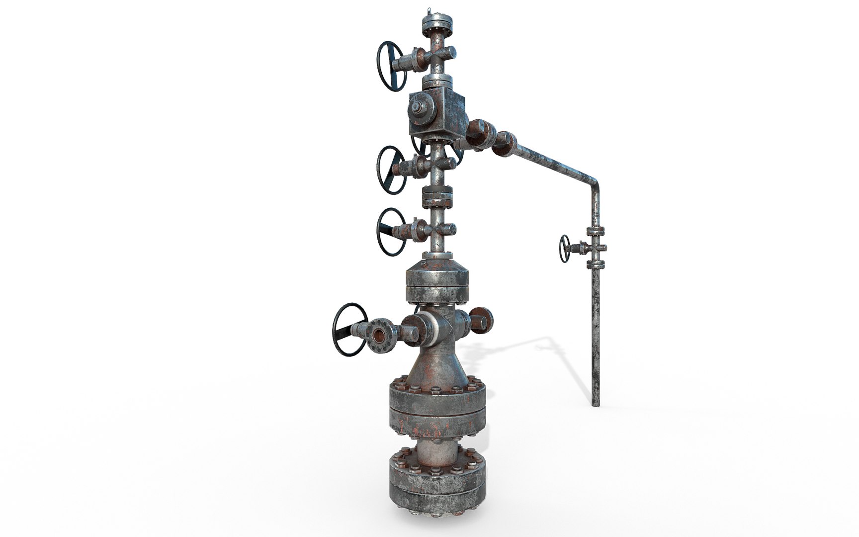 3D Oil Wellhead Model - TurboSquid 2124734