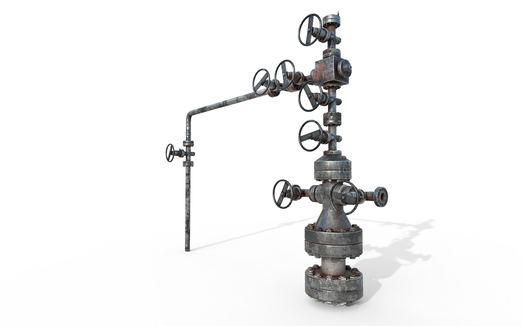 3D Oil Wellhead Model - TurboSquid 2124734