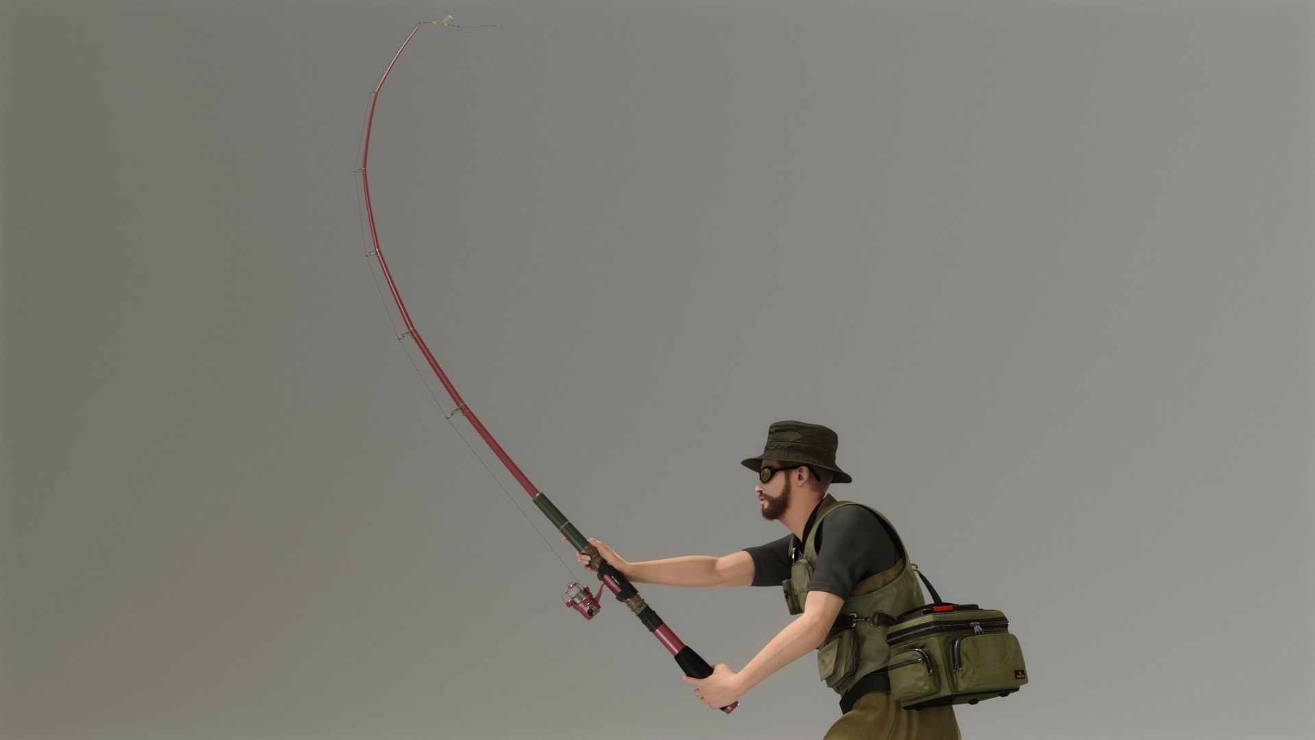 Male Fisherman Animated HQ 3D model - TurboSquid 2033767