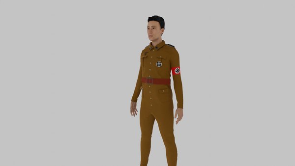 modelo 3d GERMAN SS OFFICER - TurboSquid 1971515