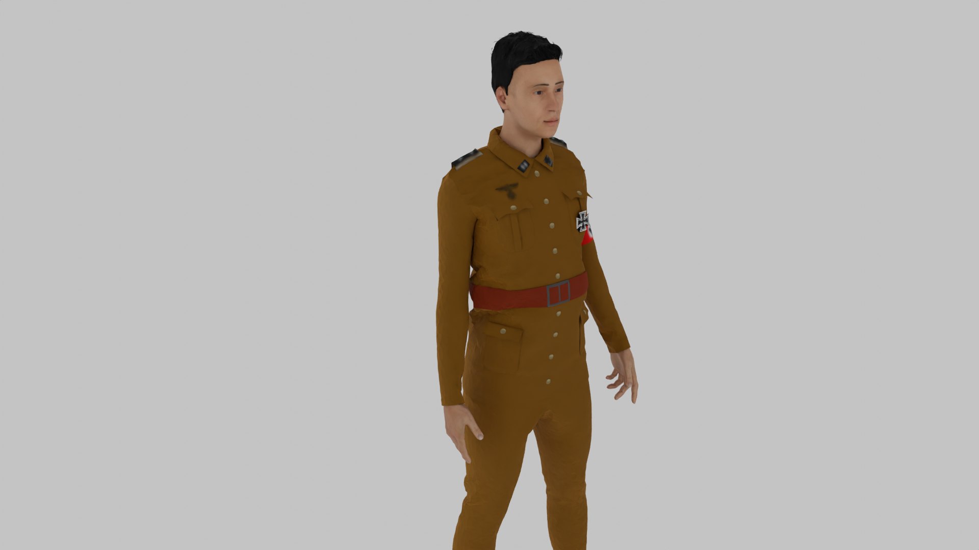 3D GERMAN SS OFFICER Model - TurboSquid 1971515