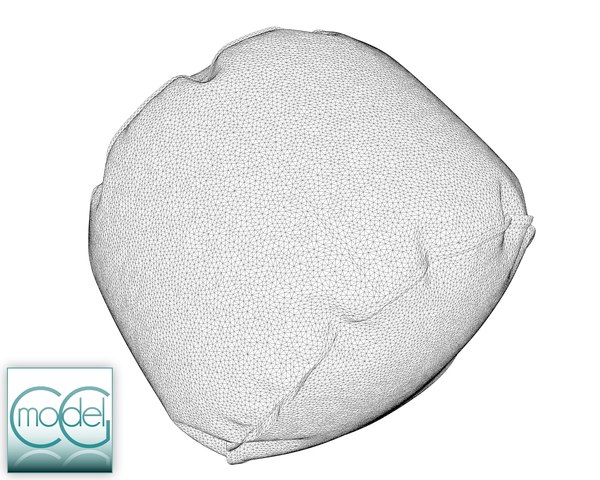 3d pouf model