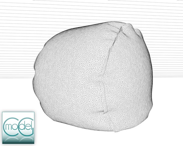 3d pouf model