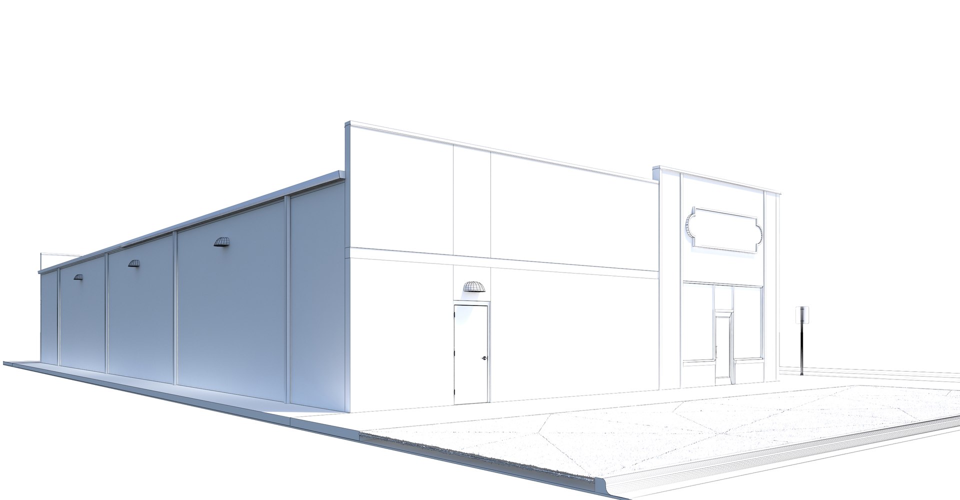 Store retailer mall 3D model - TurboSquid 1649913