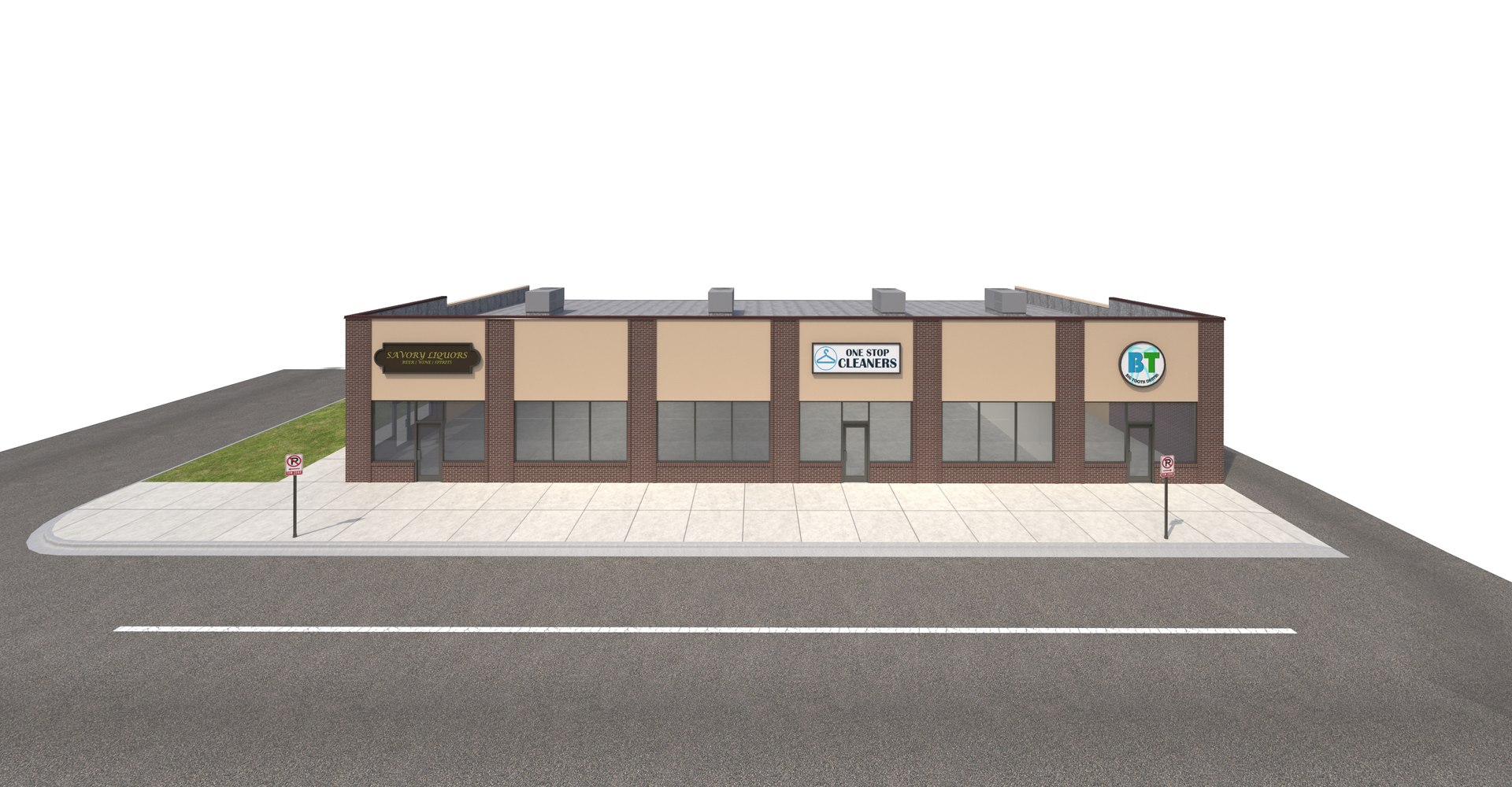Store retailer mall 3D model - TurboSquid 1649913