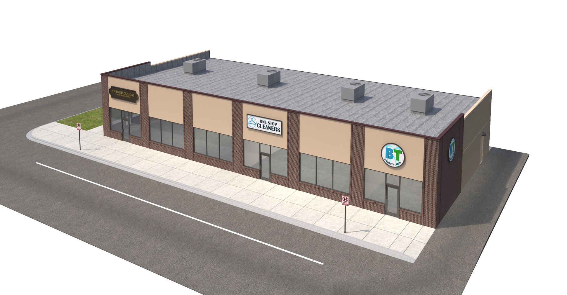Store retailer mall 3D model - TurboSquid 1649913