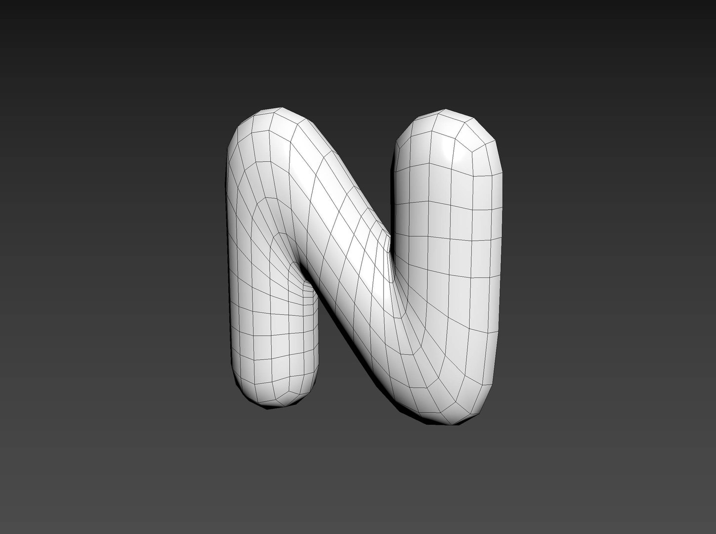 3D N Alphabet - TurboSquid 2304450