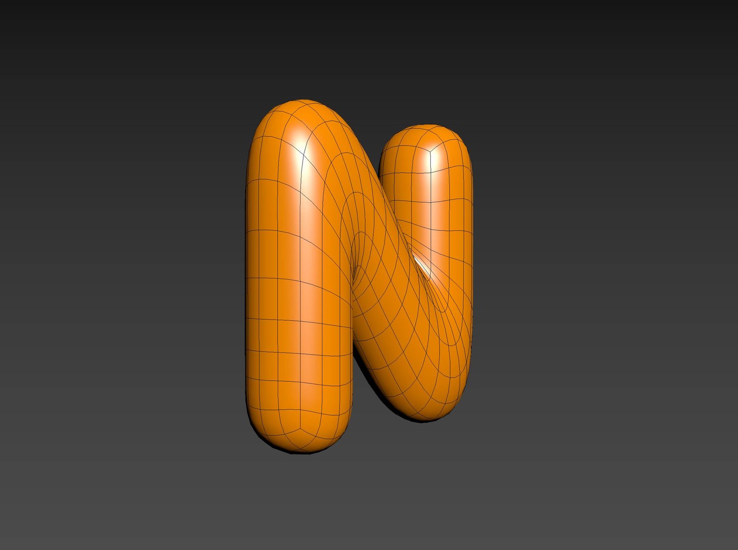 3D N Alphabet - TurboSquid 2304450