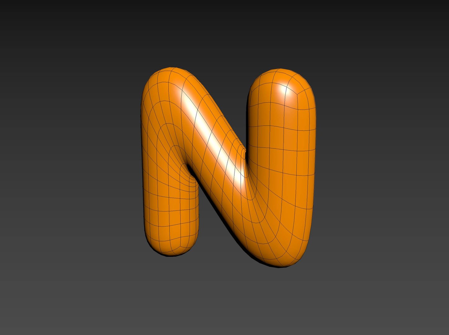 3D N Alphabet - TurboSquid 2304450