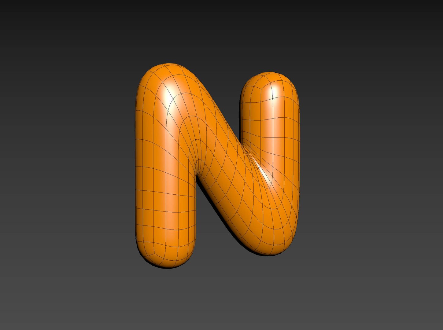 3D N Alphabet - TurboSquid 2304450