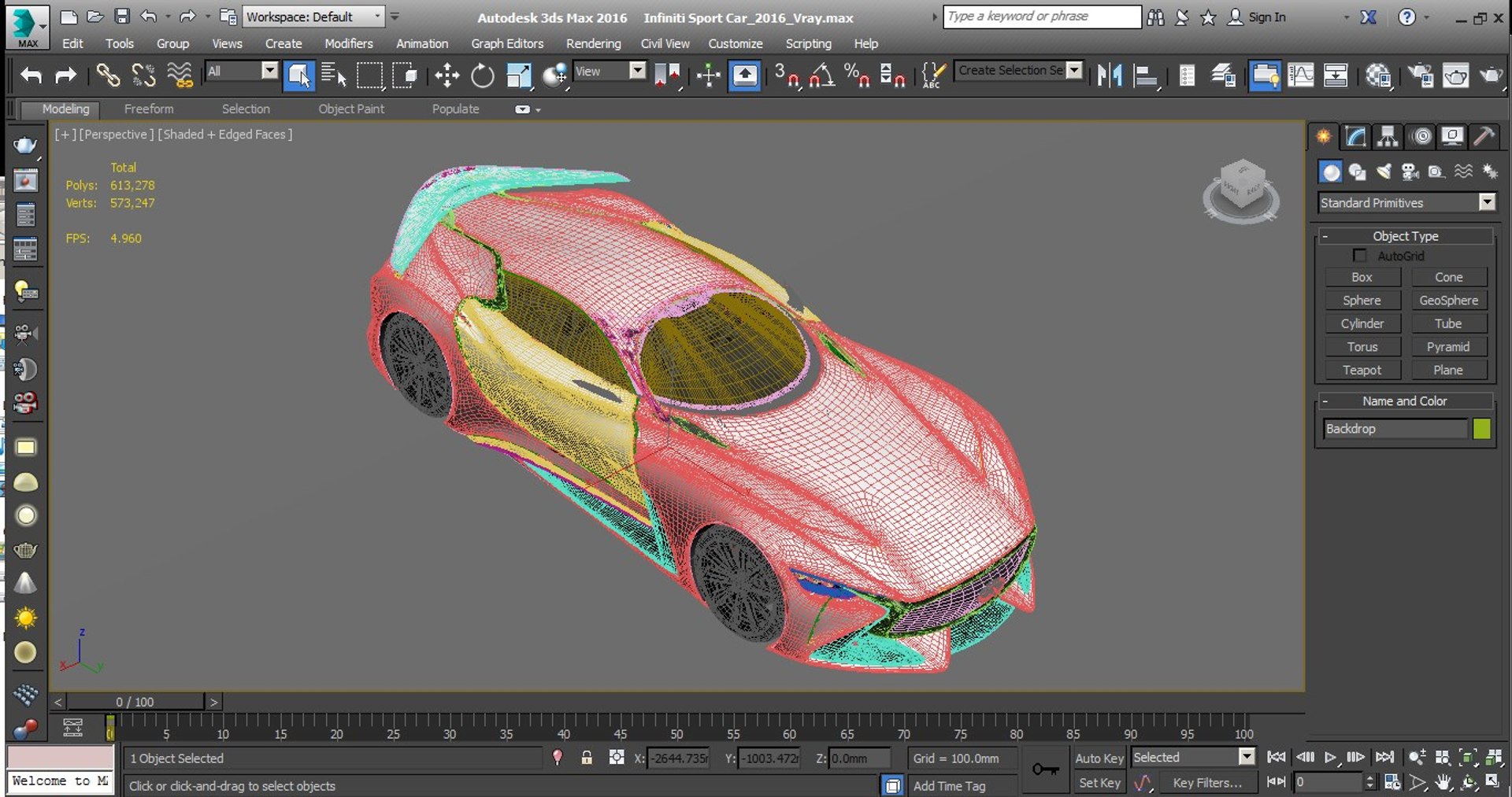 Infiniti Sport Car 3D Model - TurboSquid 1602715