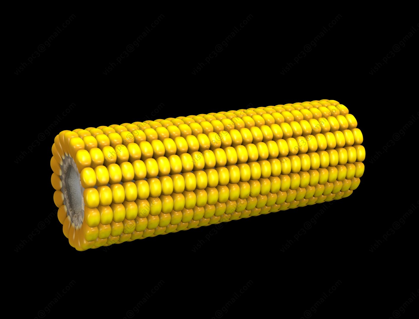 corn elements 3d model