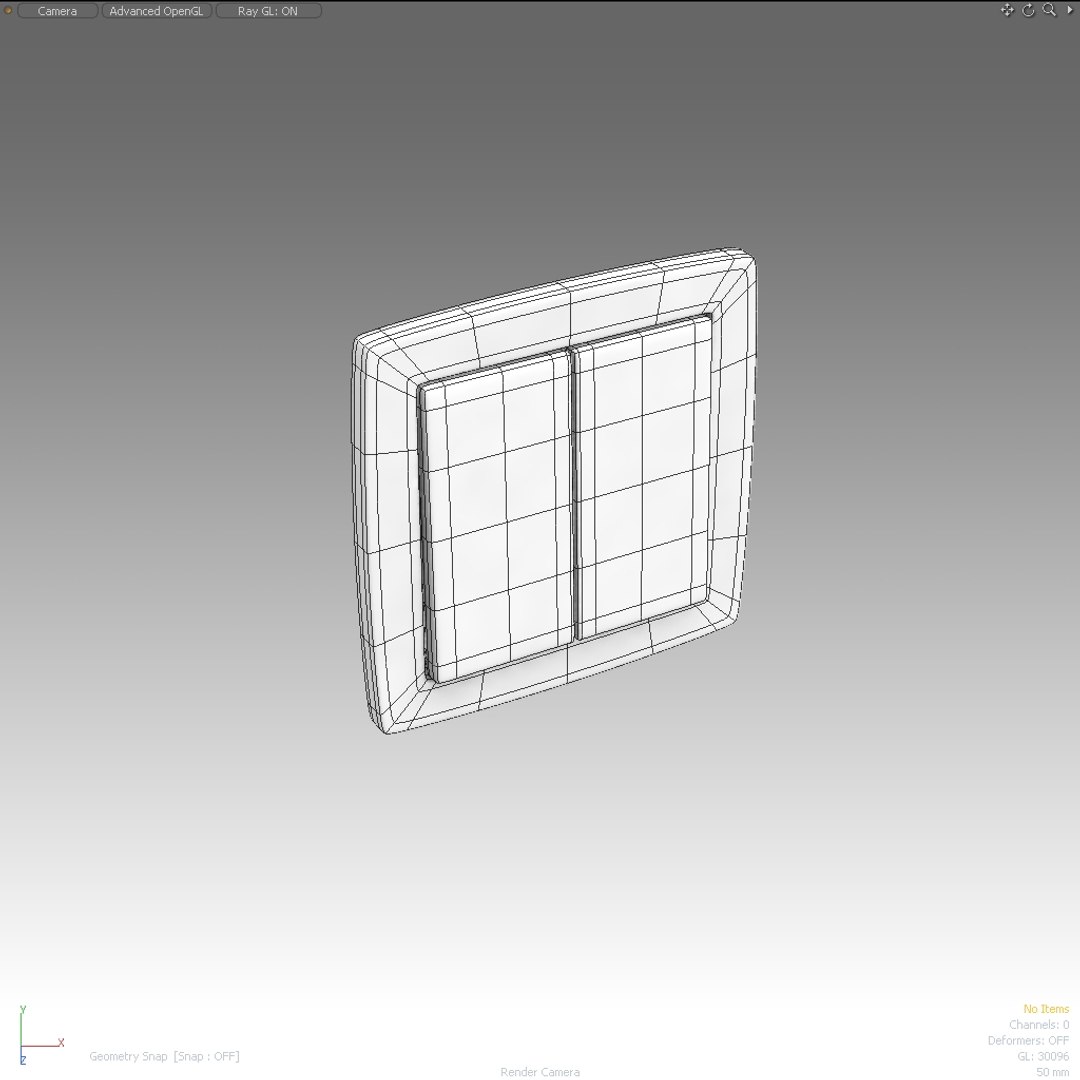 electrical switch 3d fbx