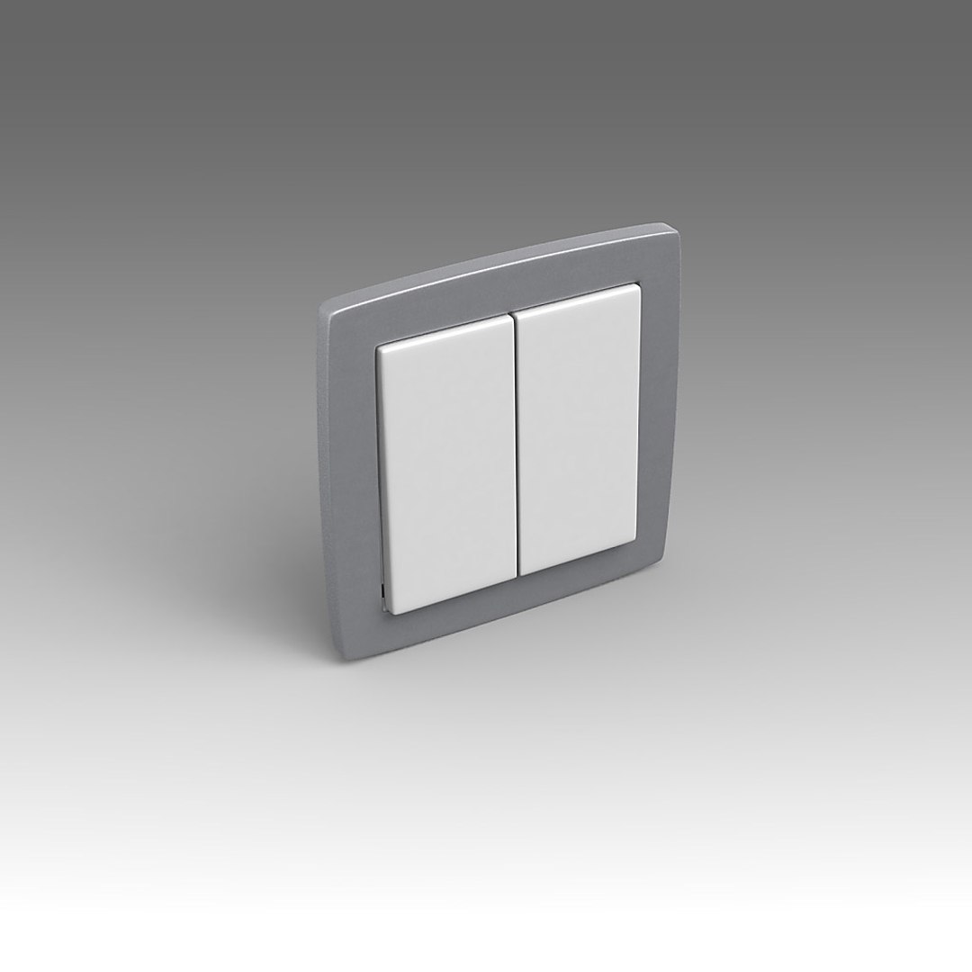 electrical switch 3d fbx