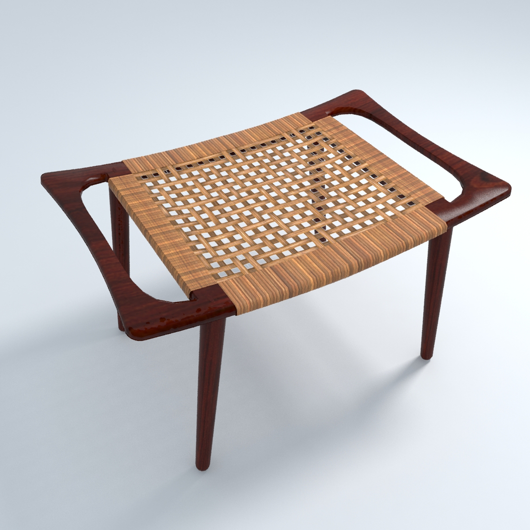 Modern Design Bench Rattan Model - TurboSquid 1166392