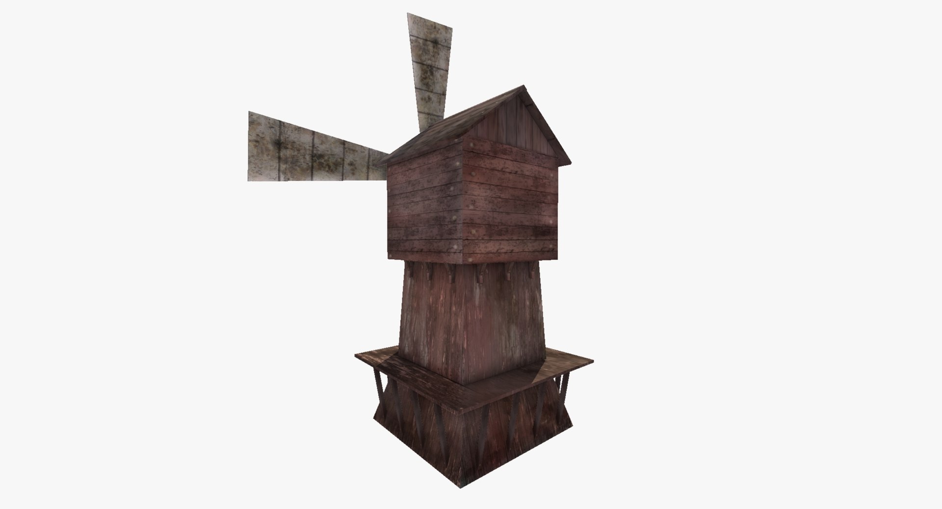 3d Model Windmill Simple