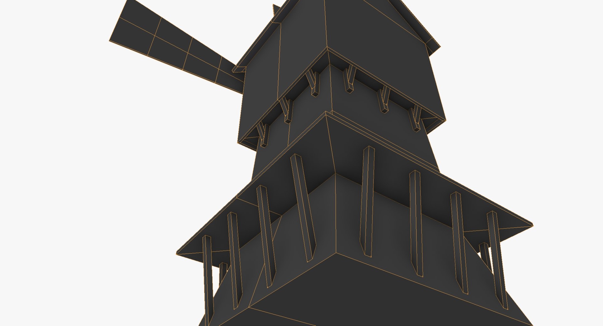 3d Model Windmill Simple