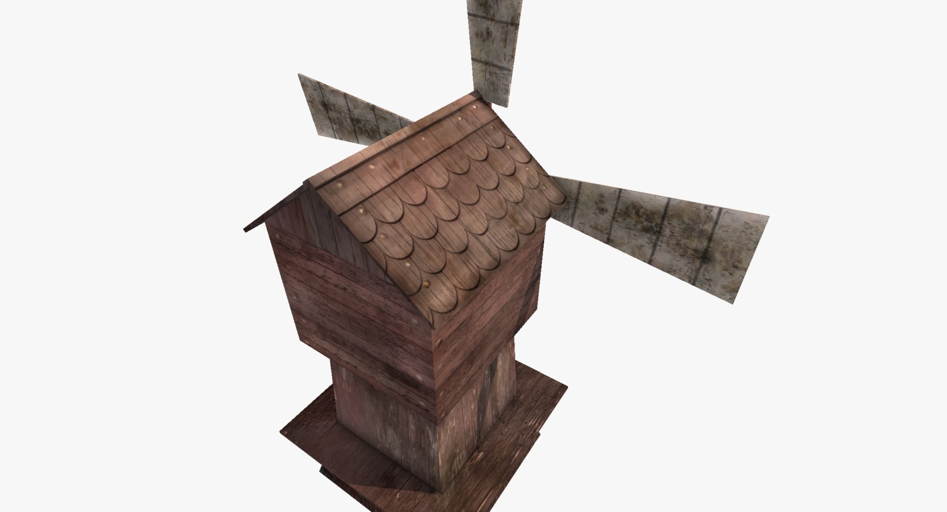 3d Model Windmill Simple