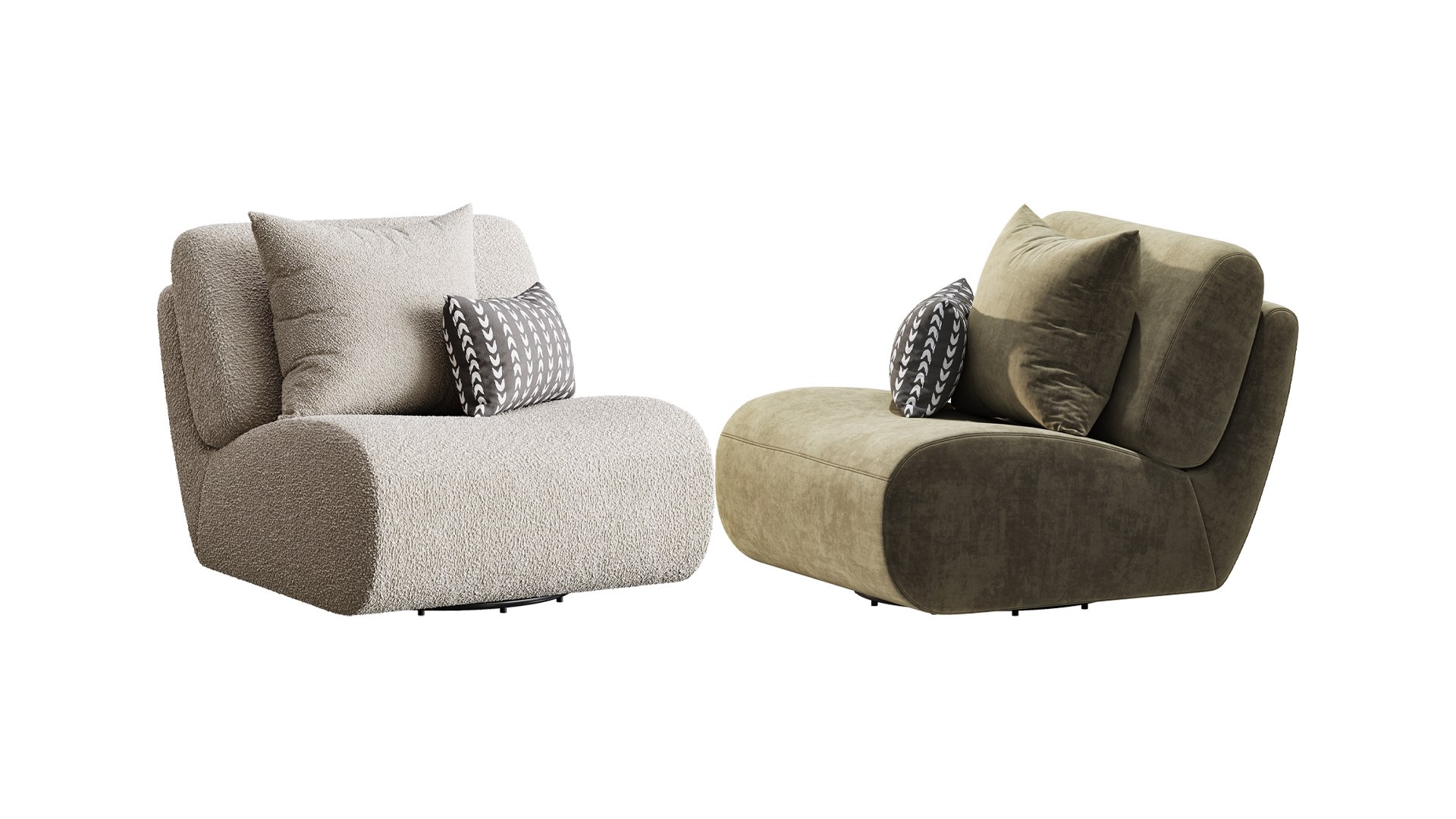 Sashka Swivel Chair 3D Model - TurboSquid 2376220