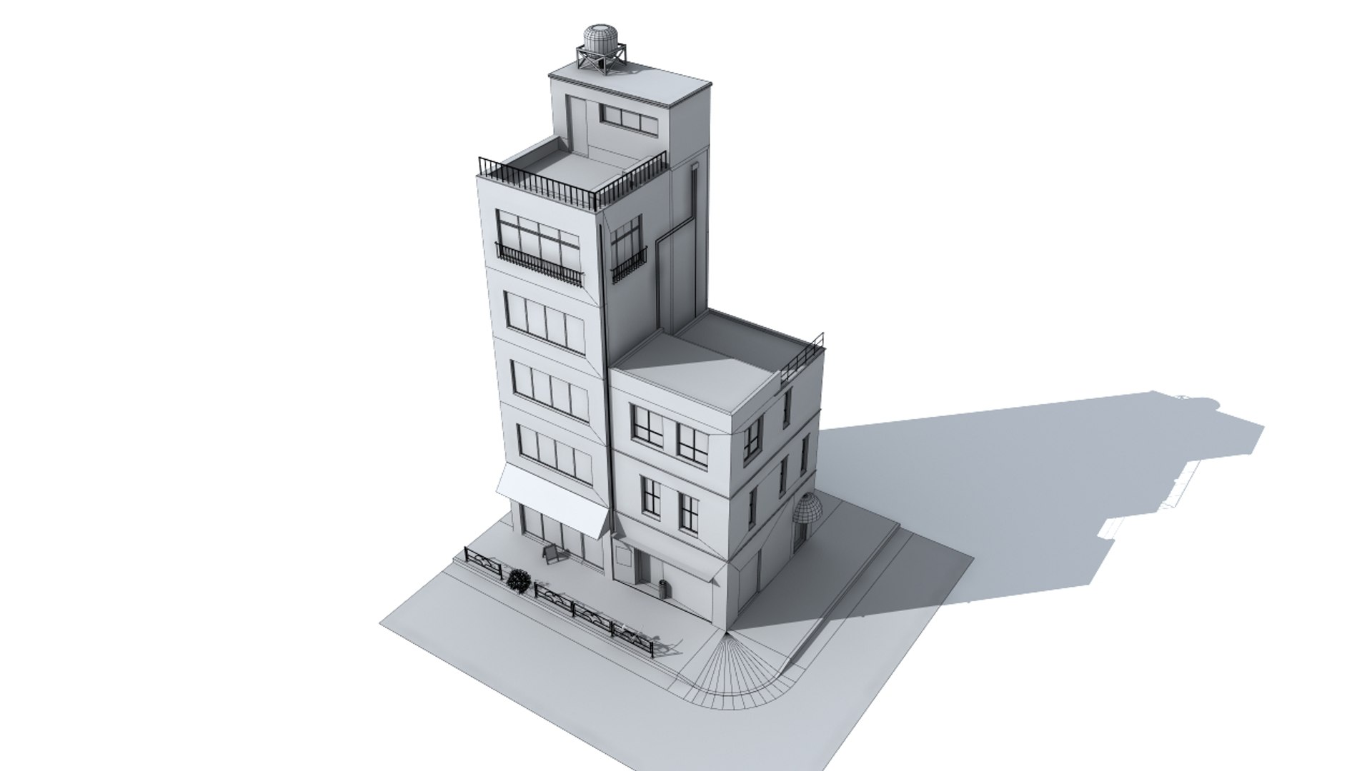 japan building 3d model