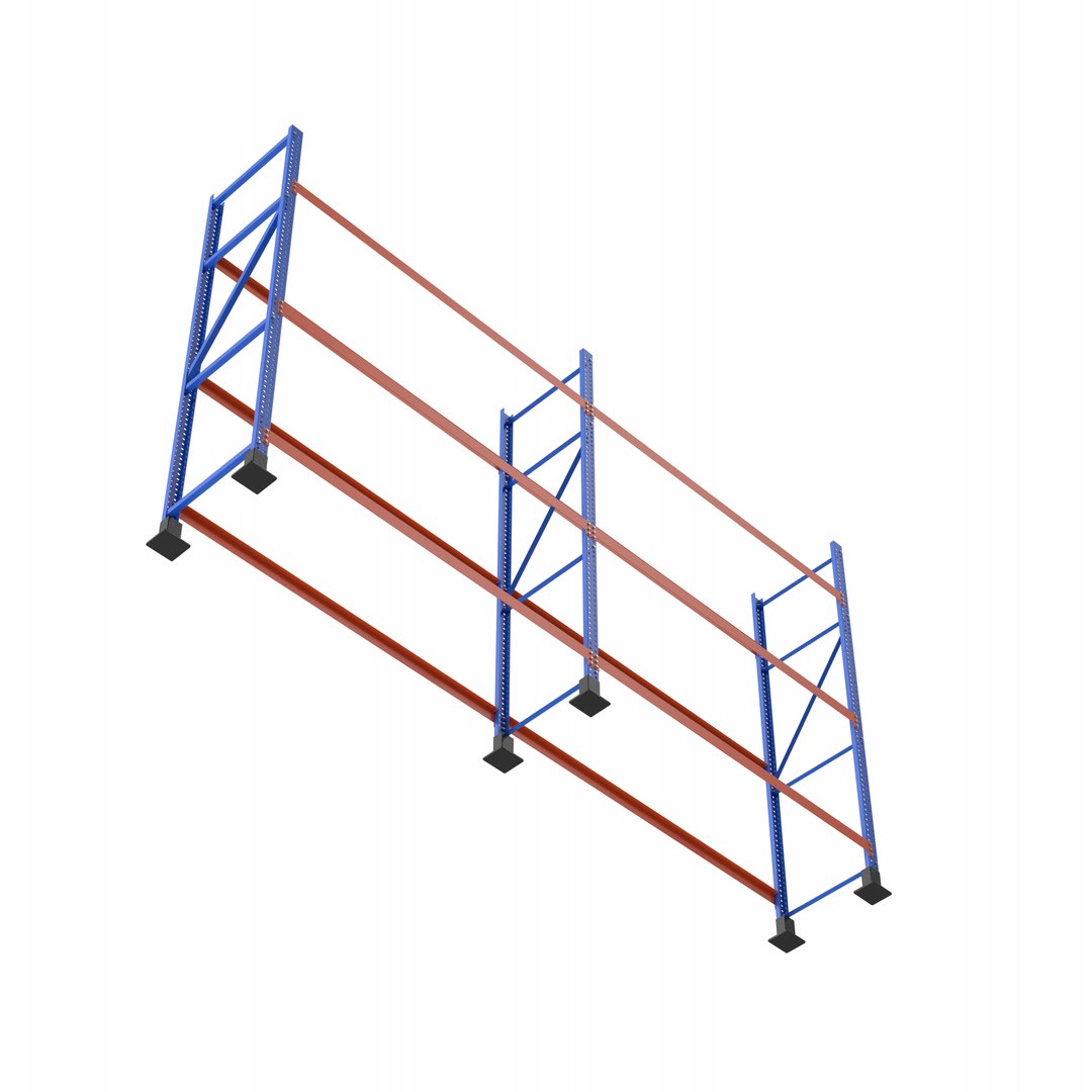 3D Metal Shelf Pallet Rack - TurboSquid 2160150