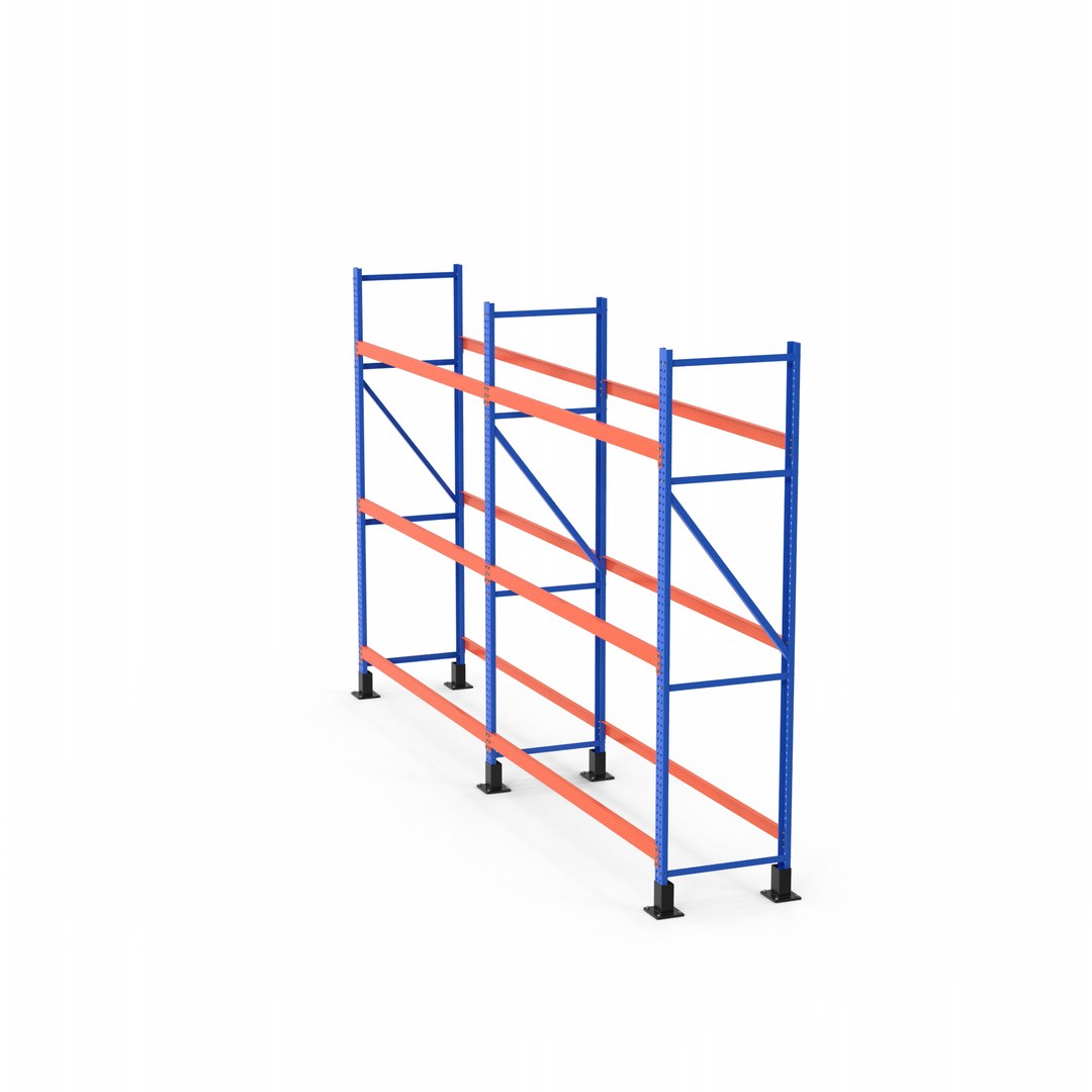 3D Metal Shelf Pallet Rack - TurboSquid 2160150