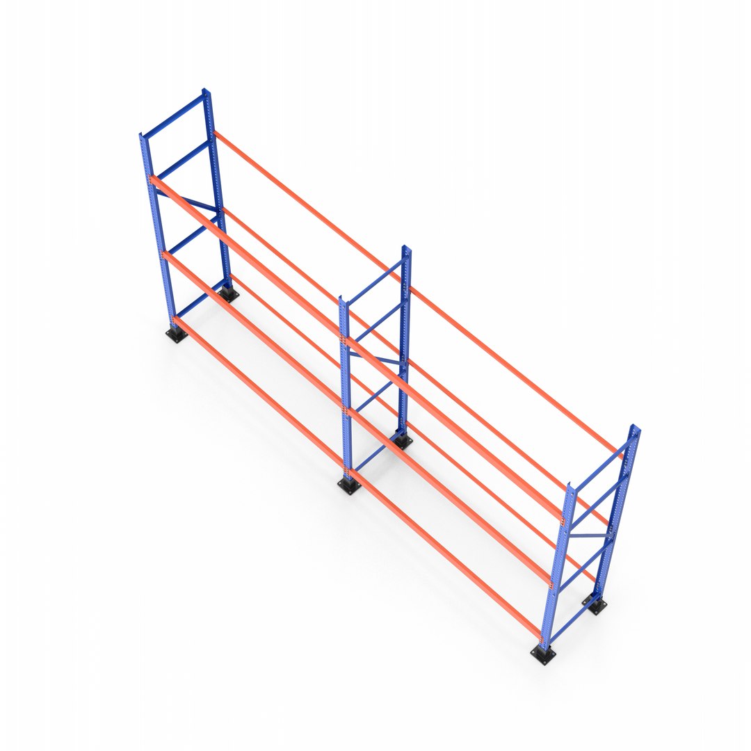 3D Metal Shelf Pallet Rack - TurboSquid 2160150