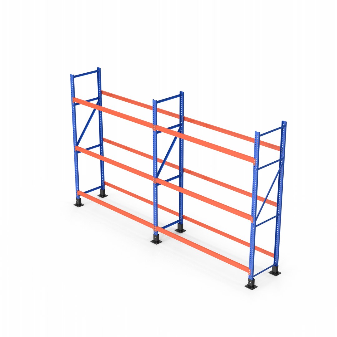 3D Metal Shelf Pallet Rack - TurboSquid 2160150