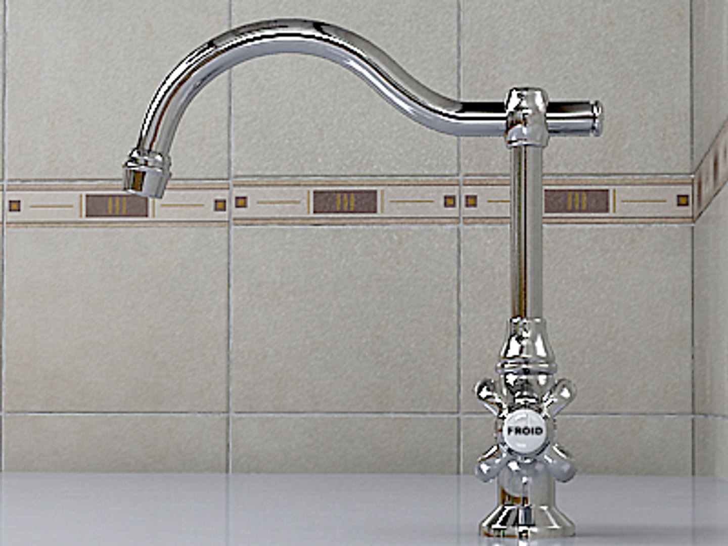 3ds max realistic brasstech 1688