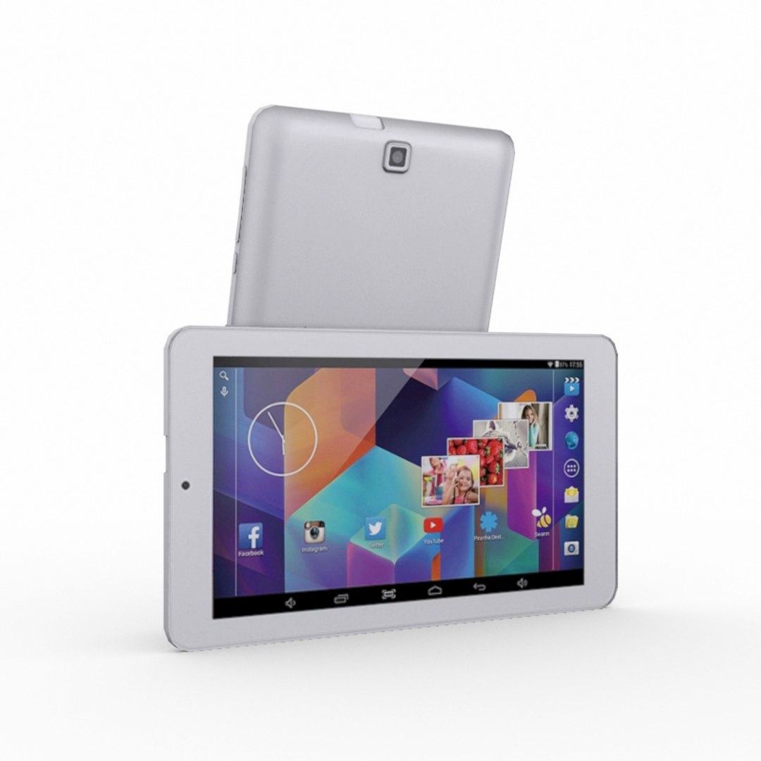 3d Model Of Vestel V Tab Tablet