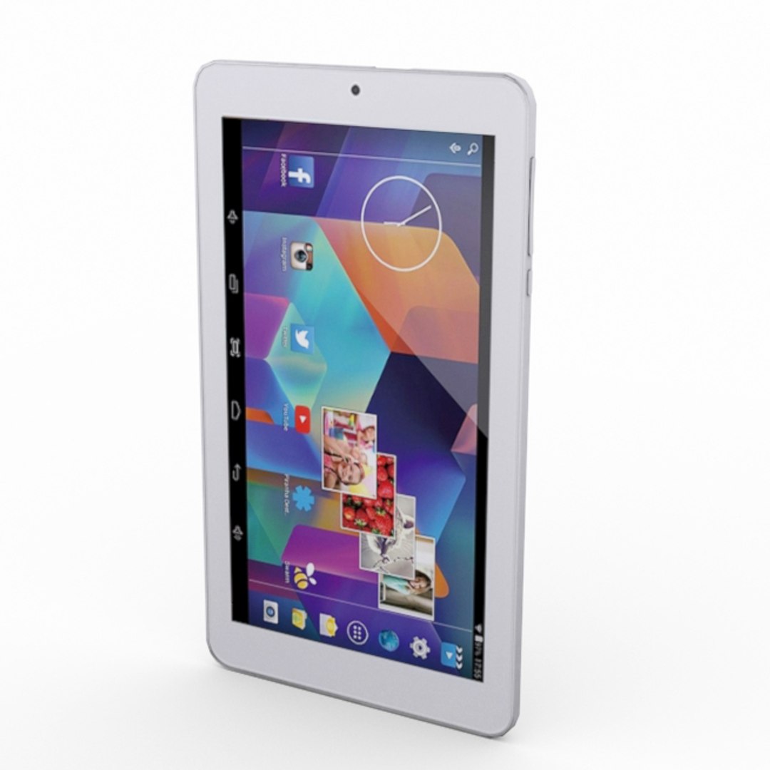 3d Model Of Vestel V Tab Tablet