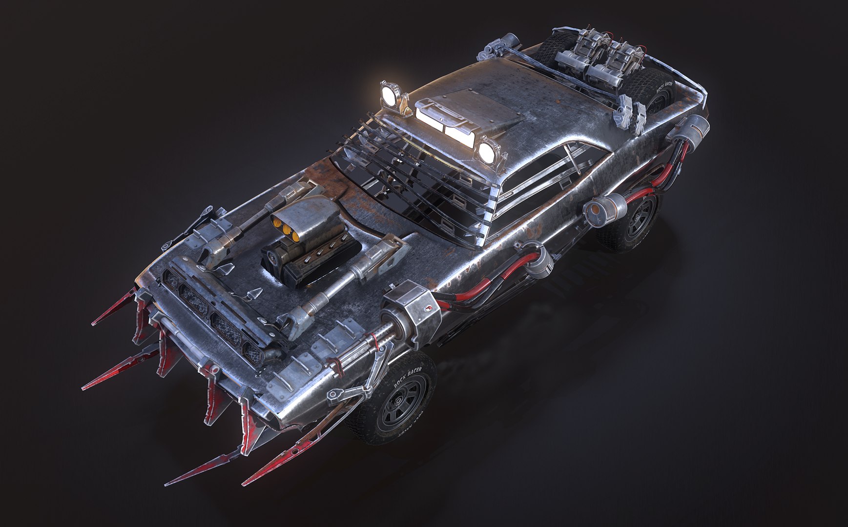 3D Apocalyptic Car Model - TurboSquid 1397798