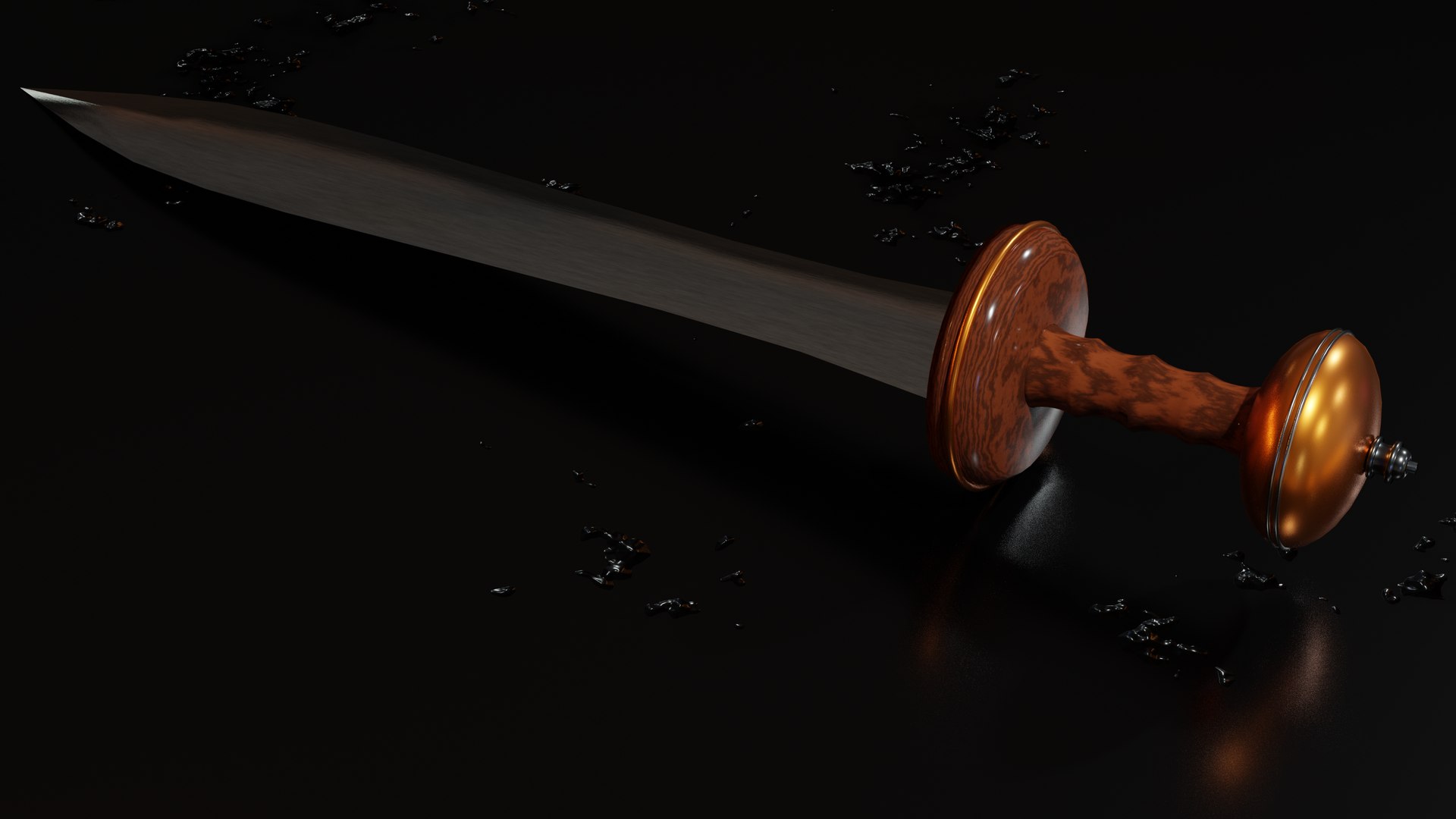 3D Model Roman Gladius - TurboSquid 1692032