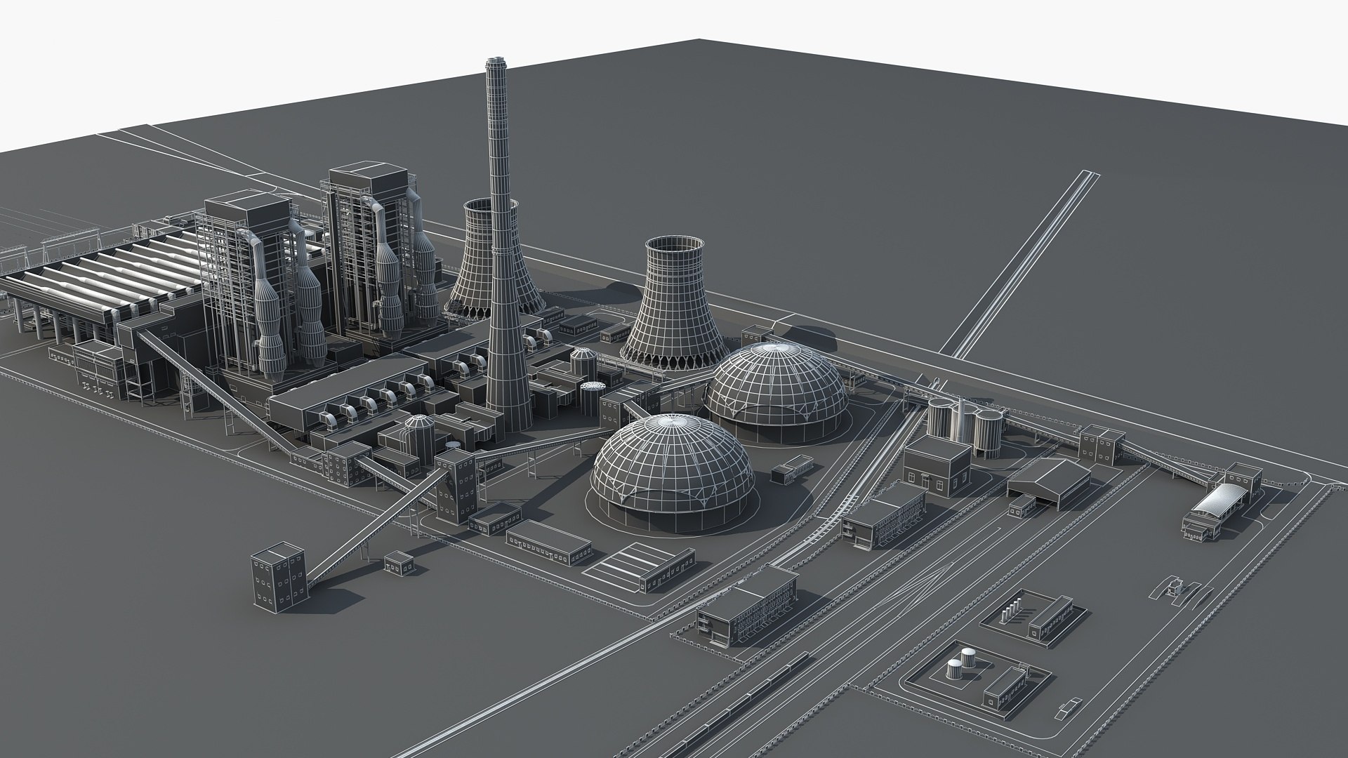 Power Station 3 3D Model - TurboSquid 2072566