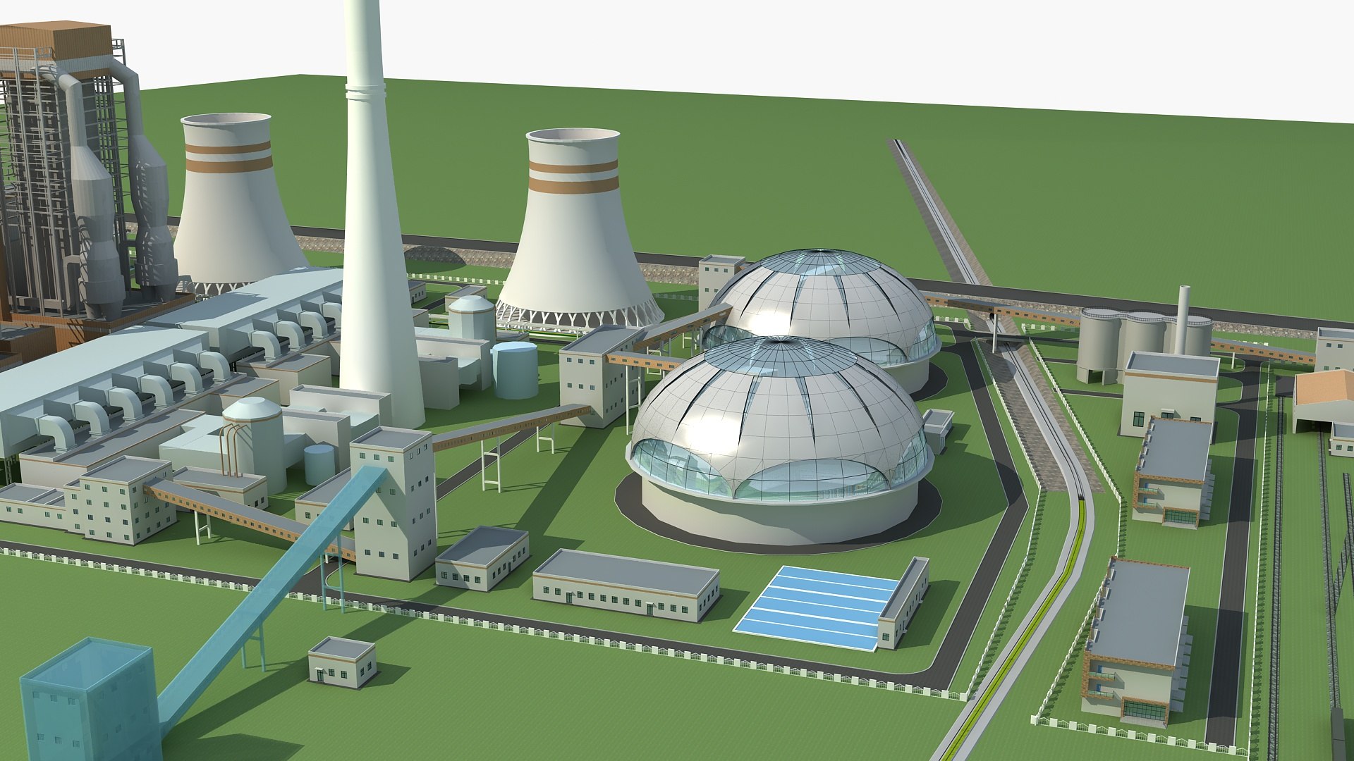 Power Station 3 3D Model - TurboSquid 2072566
