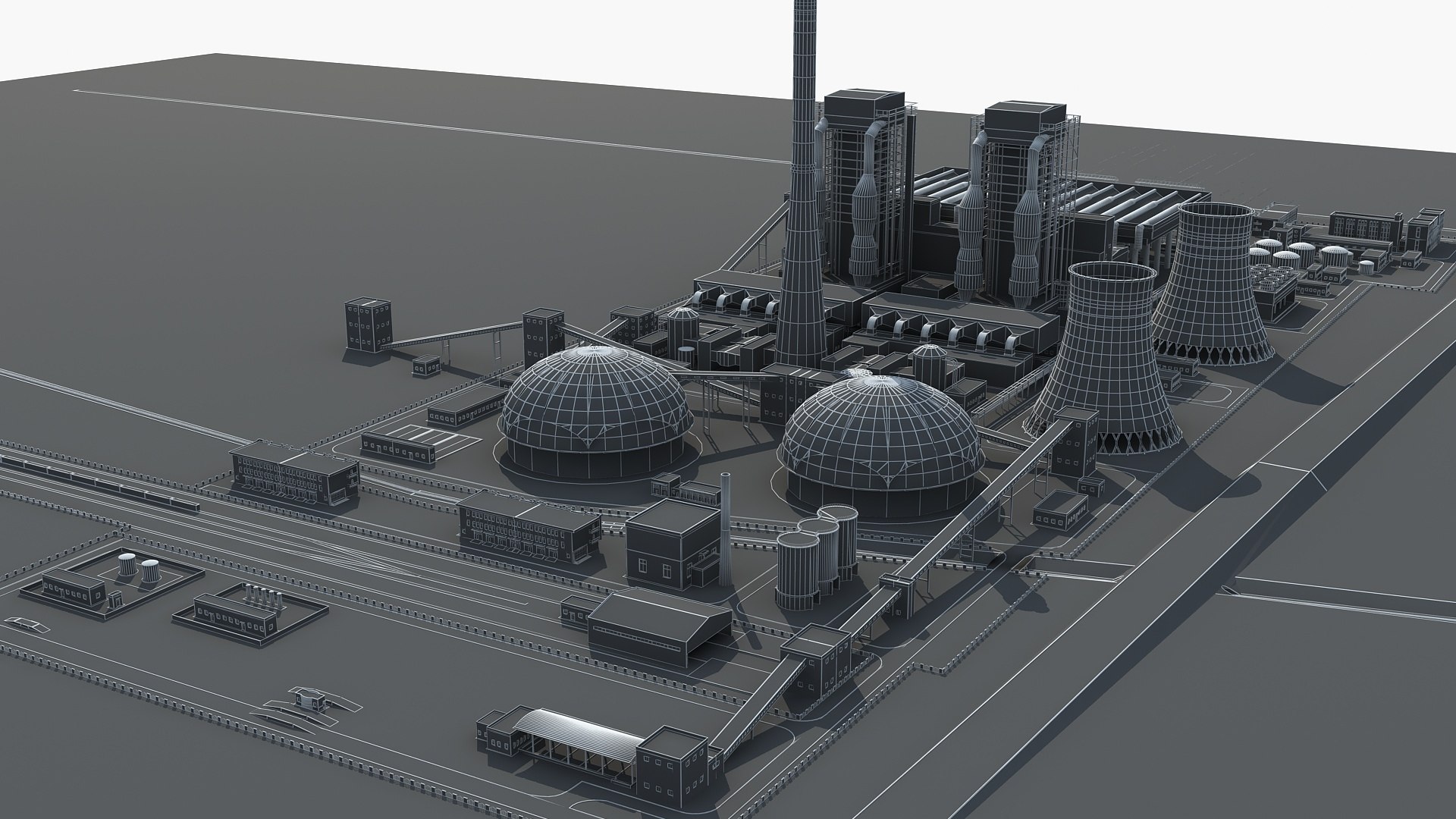 Power Station 3 3D Model - TurboSquid 2072566